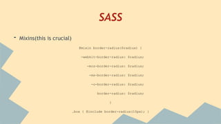 Sass presentation | PPT