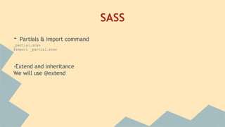 Sass presentation | PPT