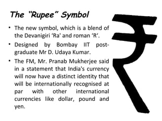 new currency symbol | PPT | Currencies | Economy