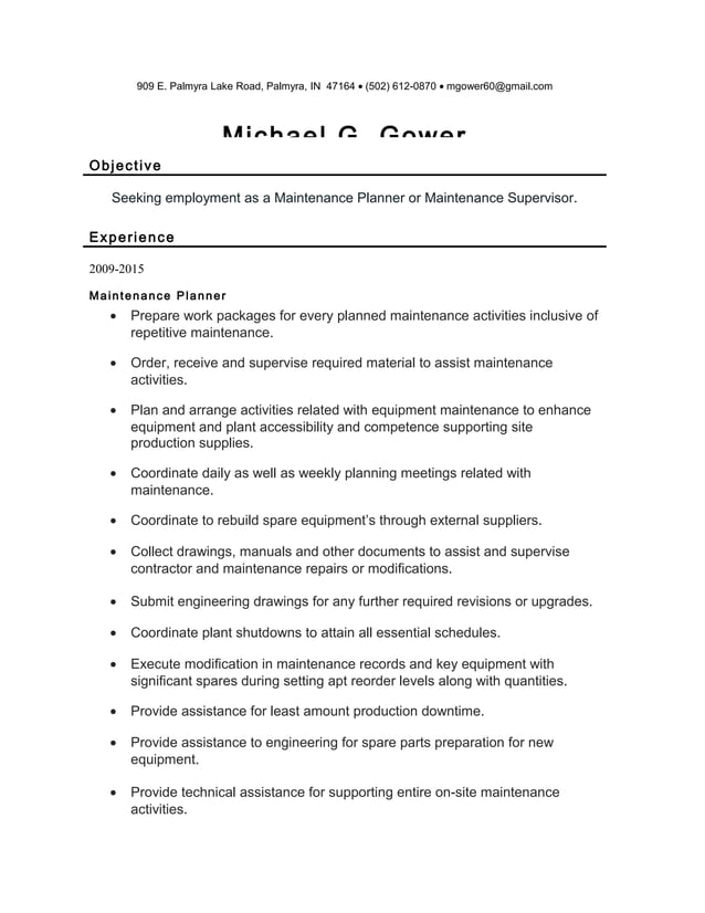 Mike Resume | PDF