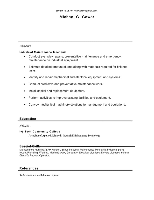 Mike Resume | DOC