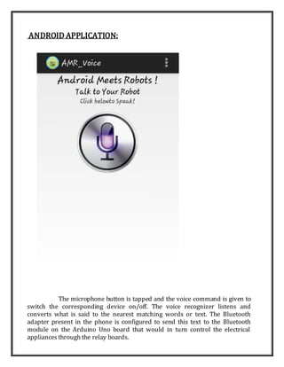 Voice Based Home Automation | DOCX | Home Appliances | Home & Garden