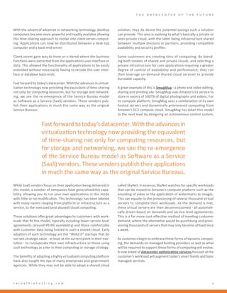 Datacenter Of The Future Article - - Jon Greaves 1 | PDF