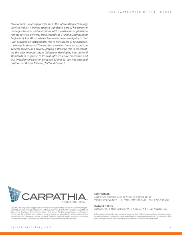 Datacenter Of The Future Article - - Jon Greaves 1 | PDF