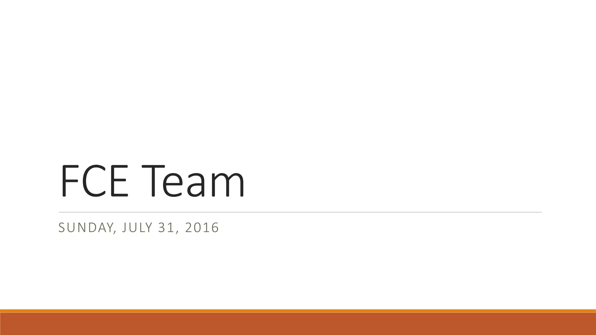 FCE Orientation | PPTX