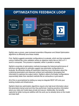 SigOpt for Machine Learning and AI | PDF