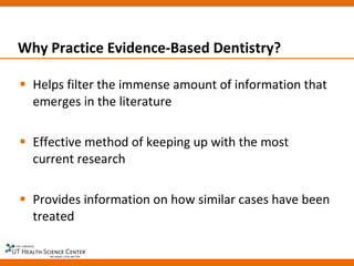 Module 2: Evidence-Based Dental Public Health | PPT