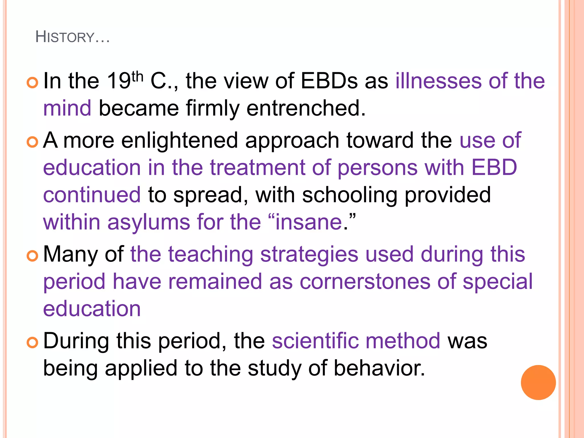 EBD_ PPT_2.pptx | Brain and Nervous System Disorders | Diseases and ...