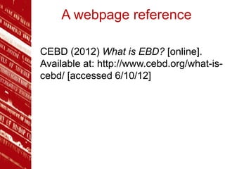 EBD session 3 | PPTX