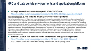 EuroHPC Joint Undertaking. Accelerating the convergence between Big Data and High performance ...