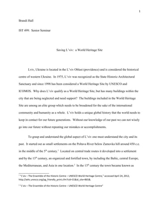 Senior Seminar Paper | DOC