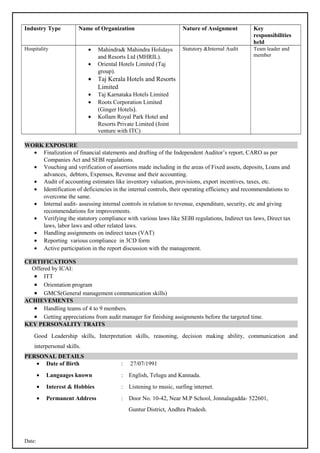 Niranjana Rao Resume | PDF