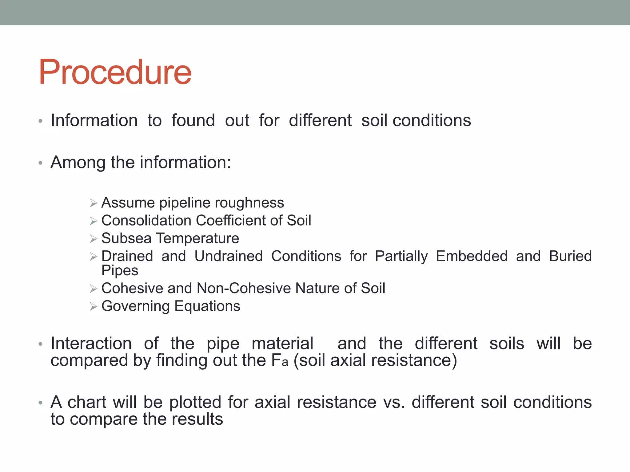Pipe Soil Interaction | PPTX