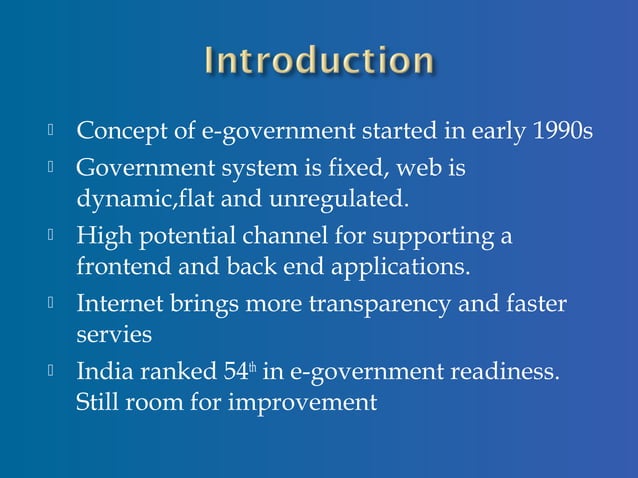 e-governance | PPT