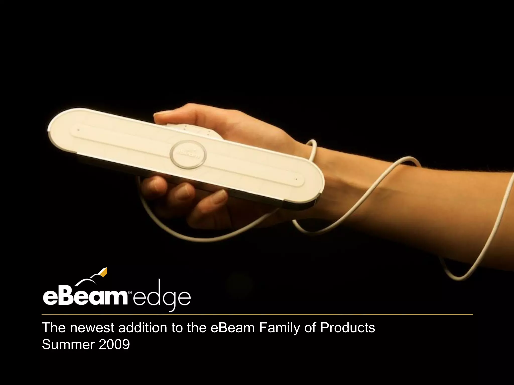 Luidia eBeam Edge Intro June 2009 | PDF