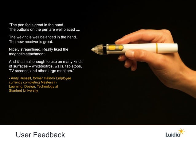 Luidia eBeam Edge Intro June 2009 | PPT