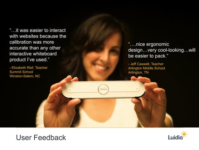 Luidia eBeam Edge Intro June 2009 | PPT