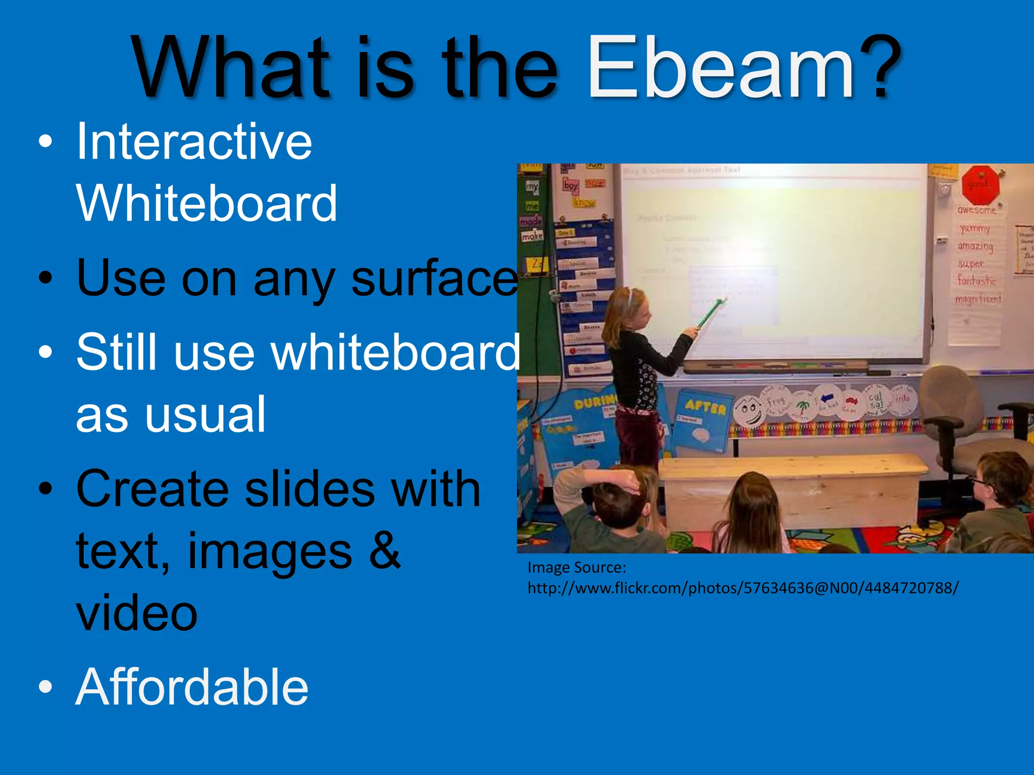 Ebeam in the classroom _ Massari | PPTX | Technology & Computing