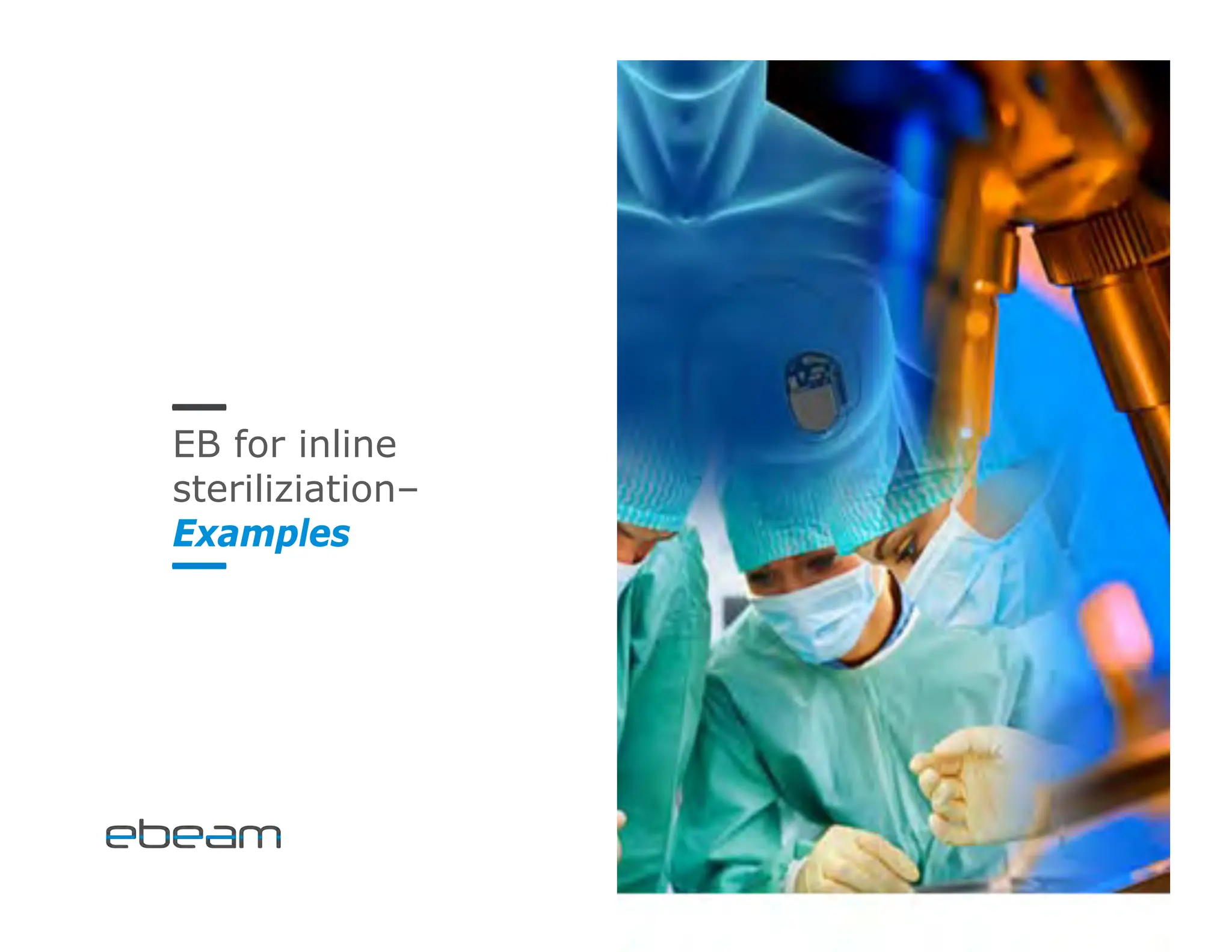 Ebeam Sterilization of Medical and Food Packaging Enabled by Compact ...