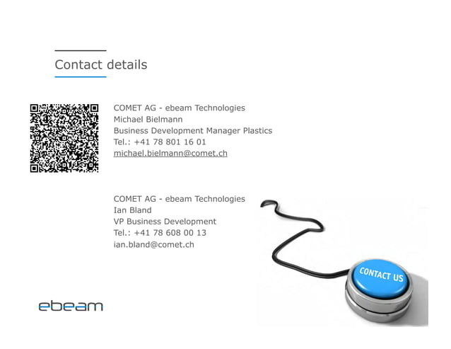 Ebeam Sterilization of Medical and Food Packaging Enabled by Compact ...