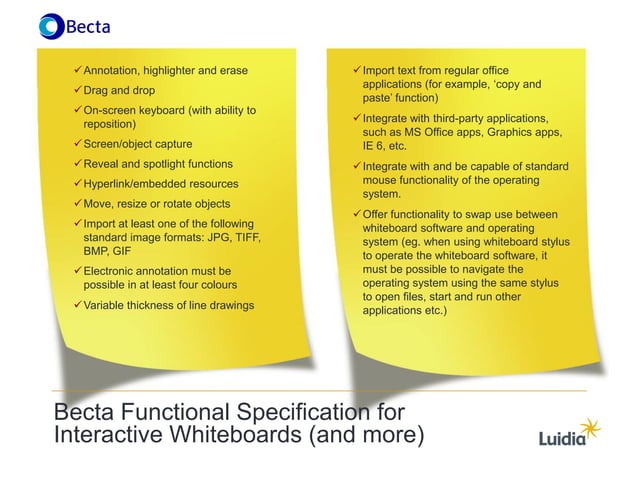 Luidia eBeam System Advantages -IWB - Interactive Whiteboard | PDF