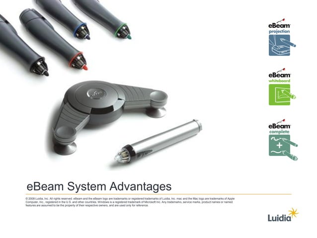 Luidia eBeam System Advantages -IWB - Interactive Whiteboard | PDF