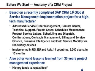 CRM Implementations and Upgrades | PPT