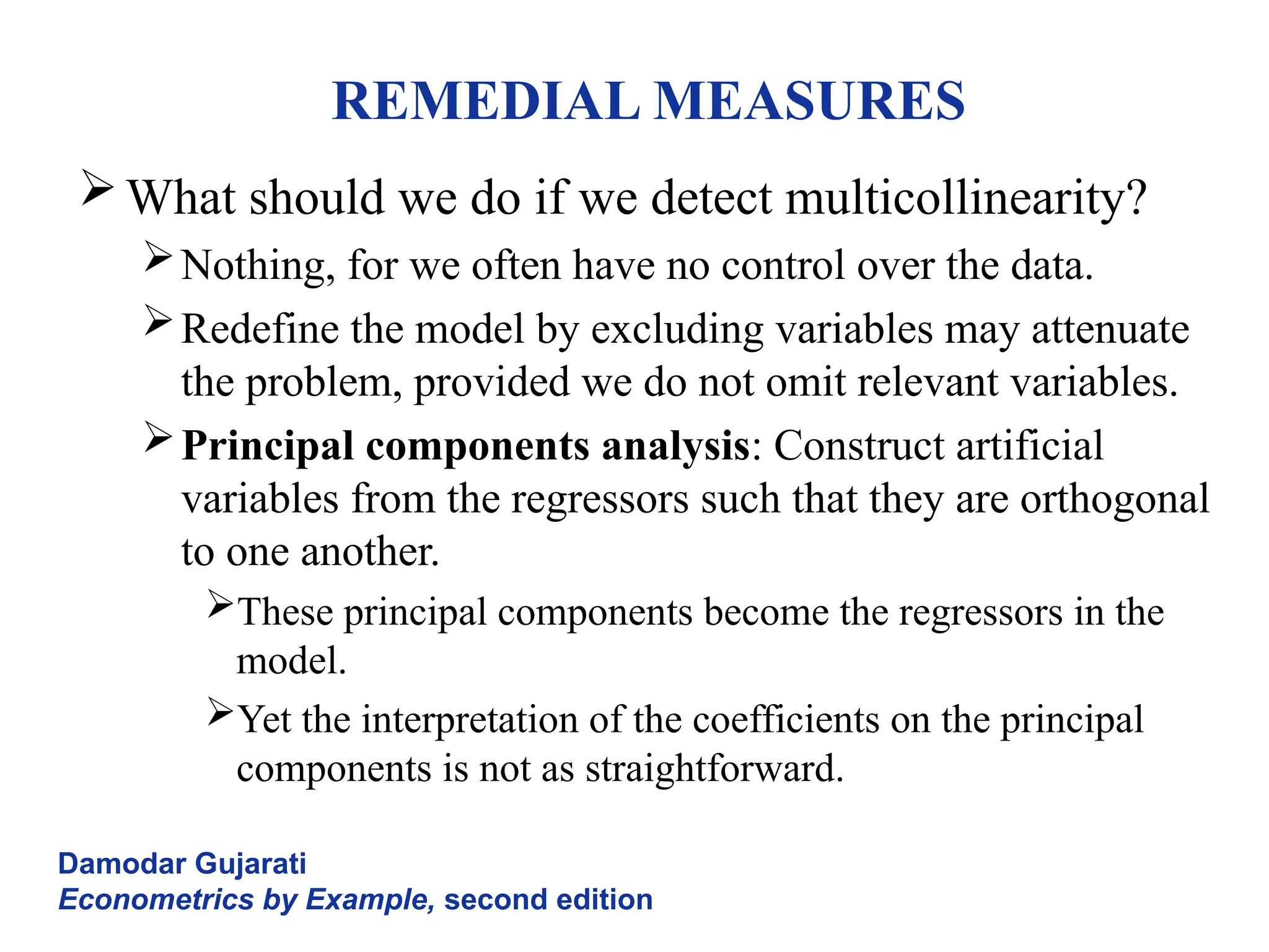 REGRESSION DIAGNOSTIC I: MULTICOLLINEARITY | PPT