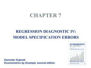 Regression Diagnostic - Model Specification | PPT