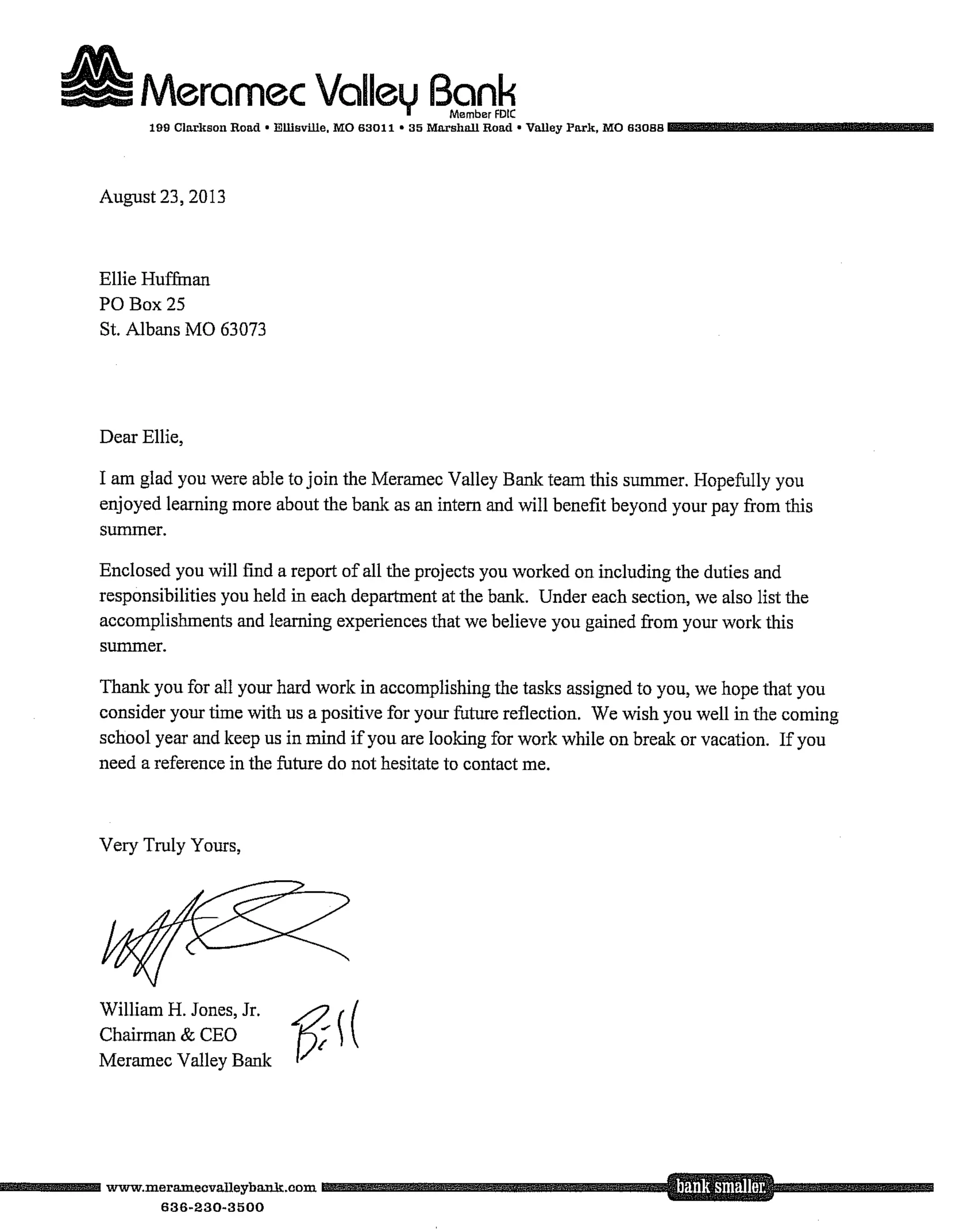 Letter from Bill | PDF