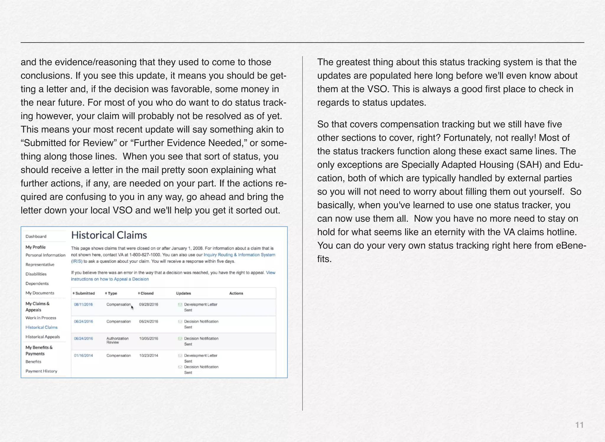 eBenefits guide book | PDF