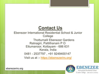 Ebenezer International Residential School | PPT