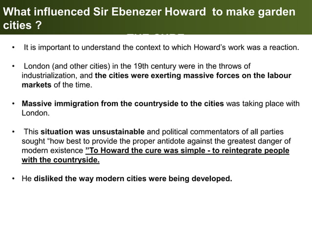 Ebenezer howard | PPTX