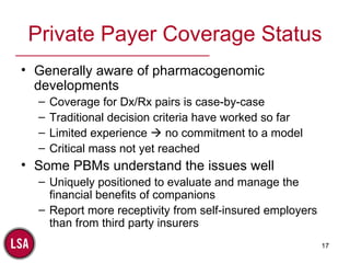 Reimbursement Strategy for Companion Diagnostics | PPT
