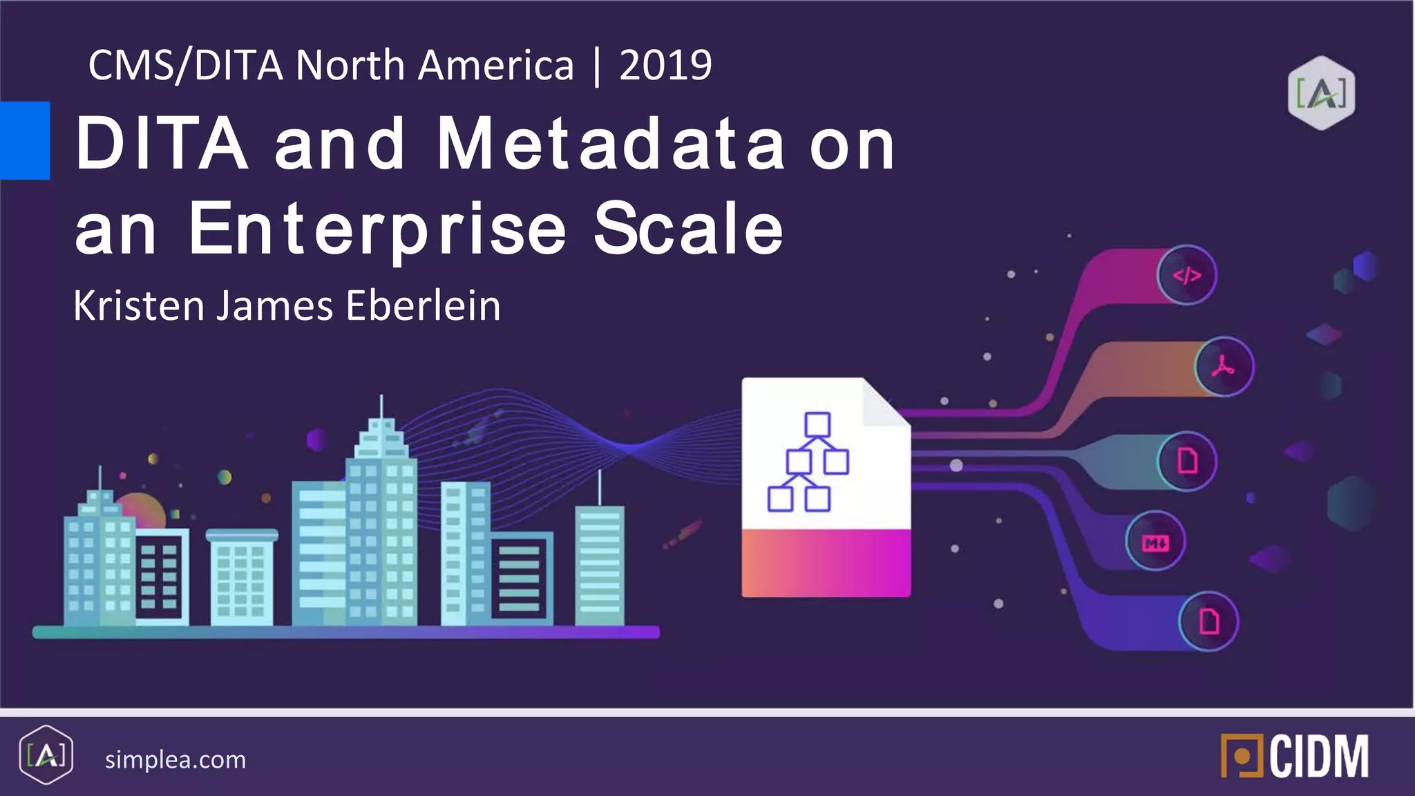 DITA and Metadata on an Enterprise Scale | PDF