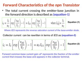 Eber model of a transistor and other models | PPT