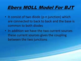 Ebers moll model | PPTX
