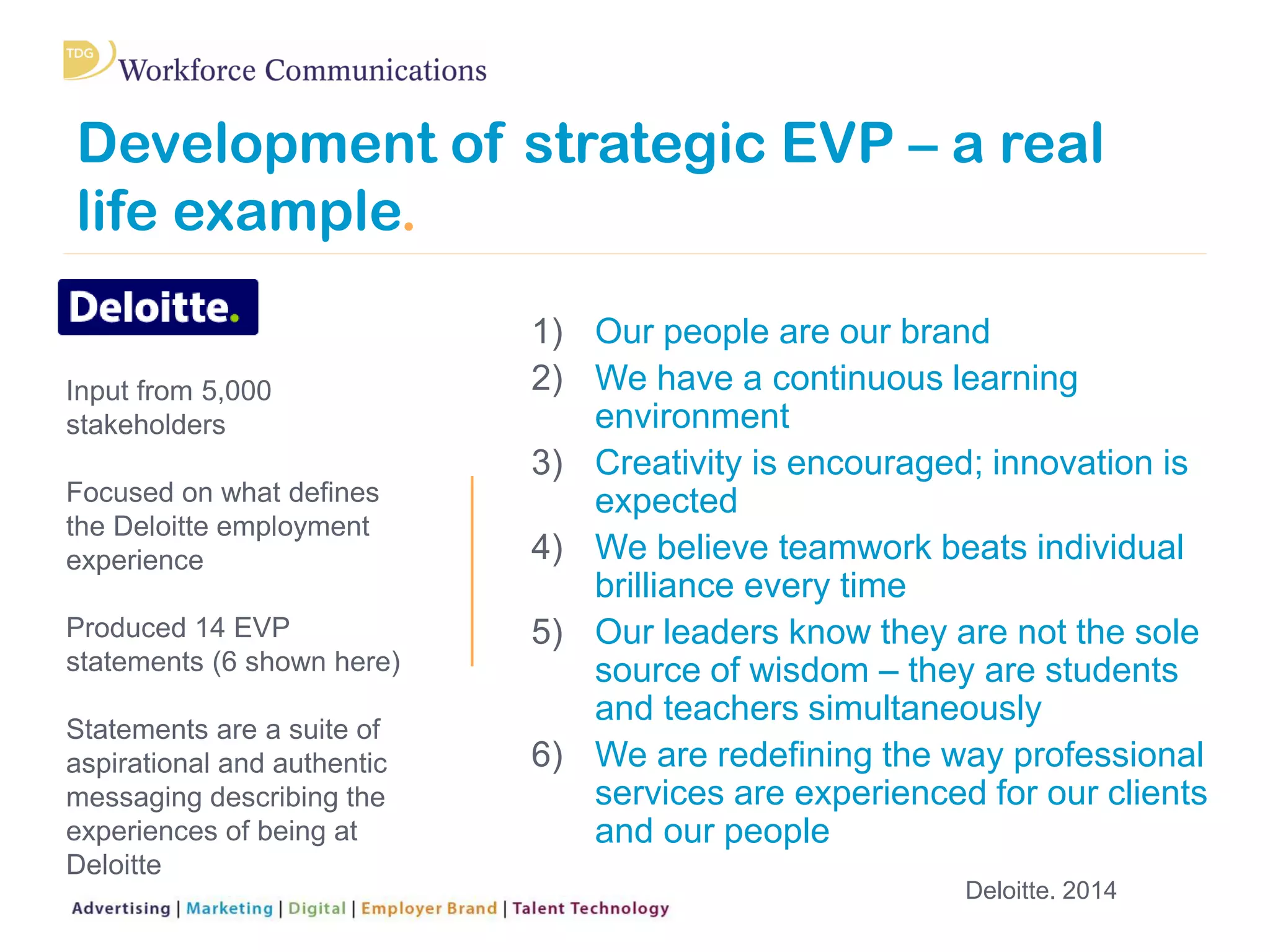 Employee Value Proposition. How and why your EVP plays a critical role ...
