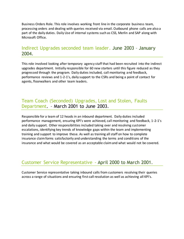 EMMA SMITH CV | PDF
