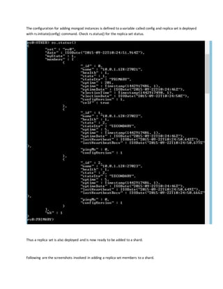 MongoDB Replication and Sharding | PDF