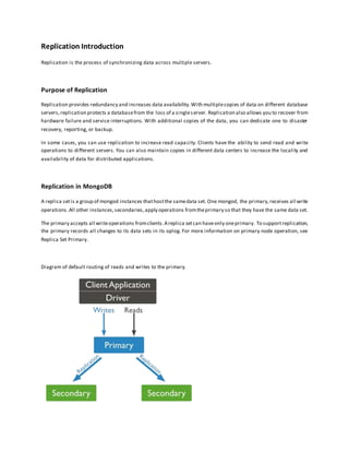 MongoDB Replication and Sharding | PDF