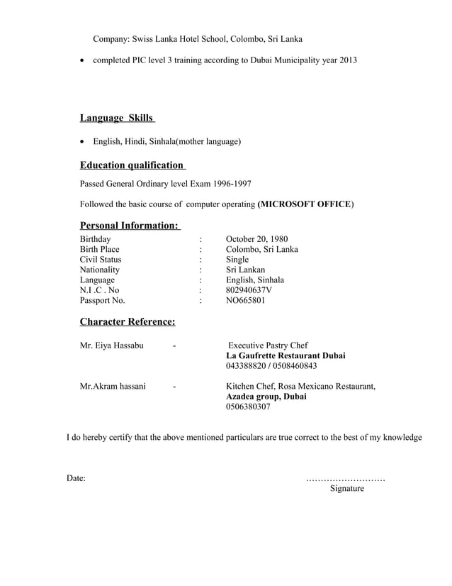 CV Aruna Shantha New (4) | PDF