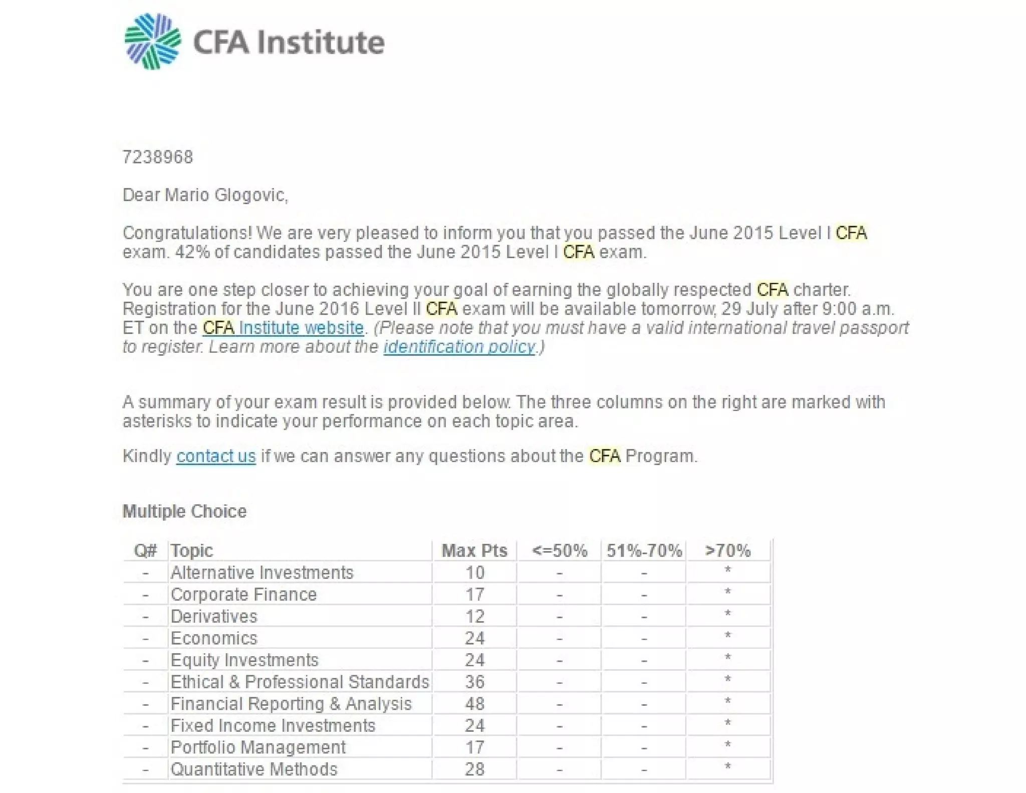 CFA Level 1 | PDF