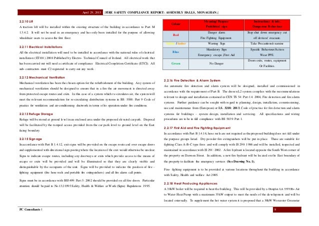 Fire Safety Compliance Report