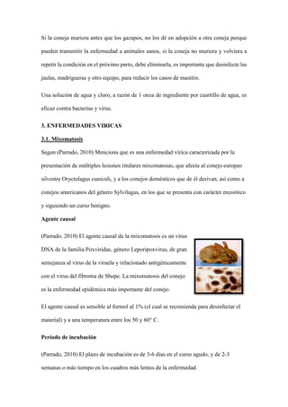 Enfermedades de conejos | PDF