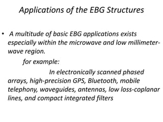 Basics of EBG structures | PPTX