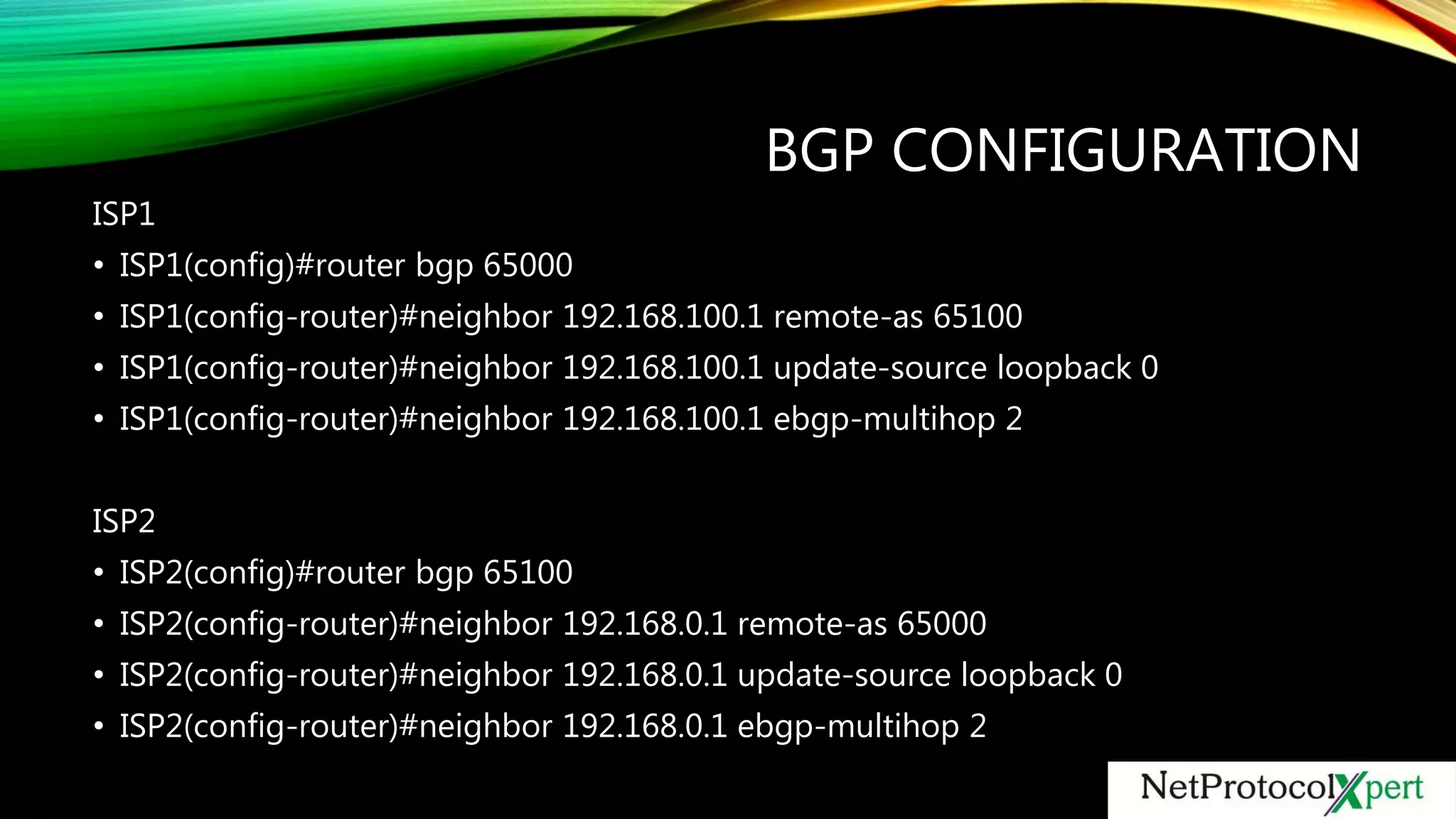 EBGP MultiHop | PPTX