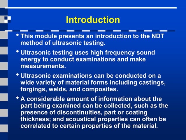 UltraSonic Testing.ppt