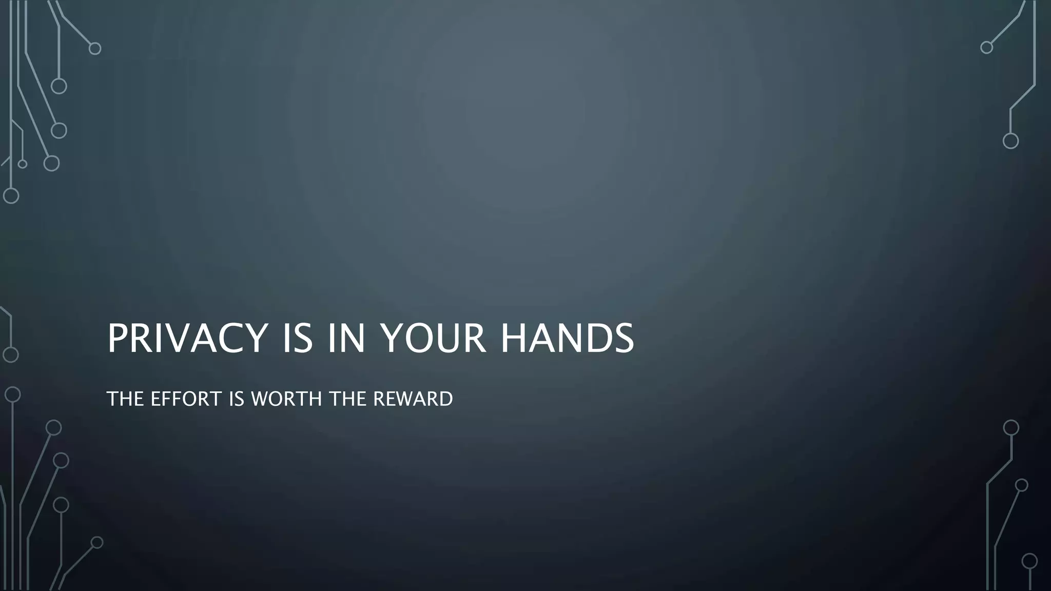 Online Privacy and Security | PPTX