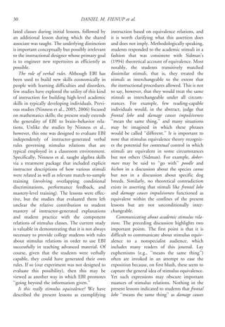 EBI Equivalence Based Instruction Jaba 43 01 0019 | PDF